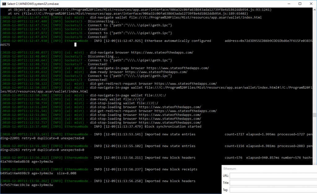 Setting up Ethereum node on Windows 10 and Ubuntu. | DeveloperNote.com