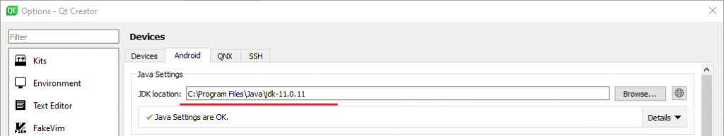 Built my QT app for Android with API level 30 (Android 11) | DeveloperNote.com
